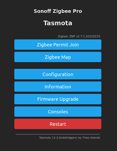Flashing Tasmota on a Sonoff Zigbee Bridge Pro – Stephen Grier ... Flashing Tasmota on a Sonoff Zigbee Bridge Pro – Stephen Grier ...