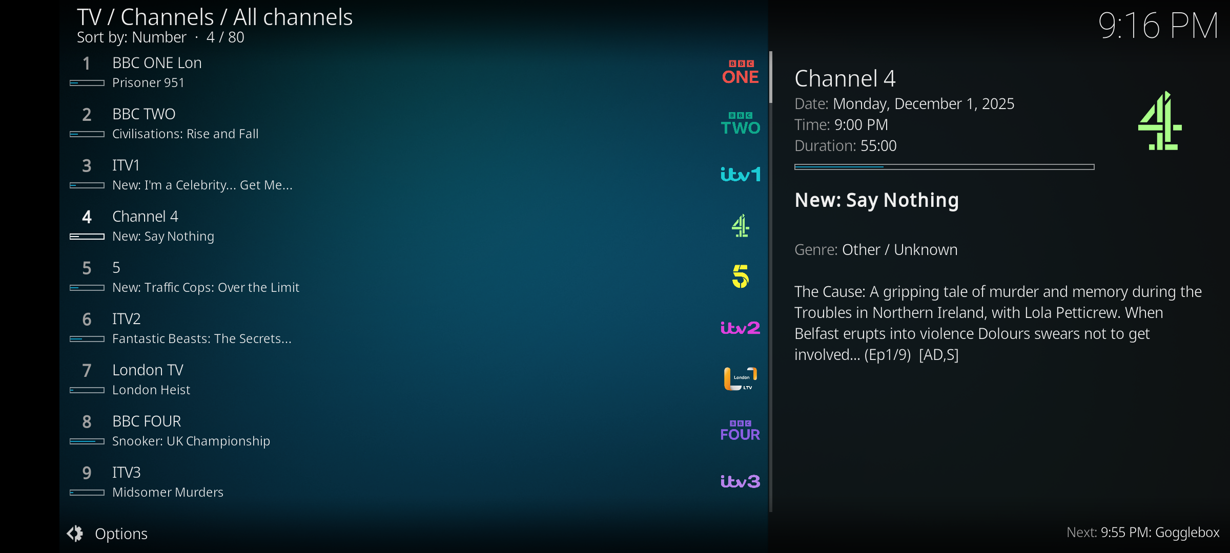 Streaming live TV with Tvheadend on a Raspberry Pi – Stephen Grier ...
